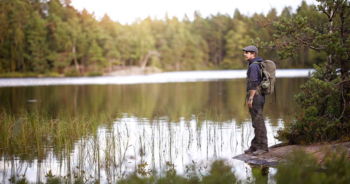 Vandringen hjälper Jesper att stressa ner